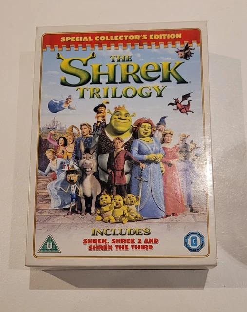 THE SHREK TRILOGY DVD (2007) cert U. 3 discs £4.36 - PicClick UK