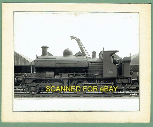 LARGE (8½IN X 6½in) railway photo GWR 440T No 13 at Swindon c1923 £4.99 ...