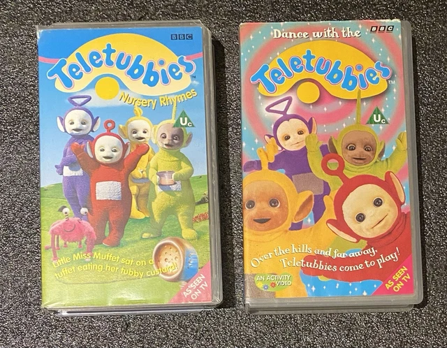 TELETUBBIES VHS VIDEO Bundle X 2 Nursery Rhymes - Dance With The ...