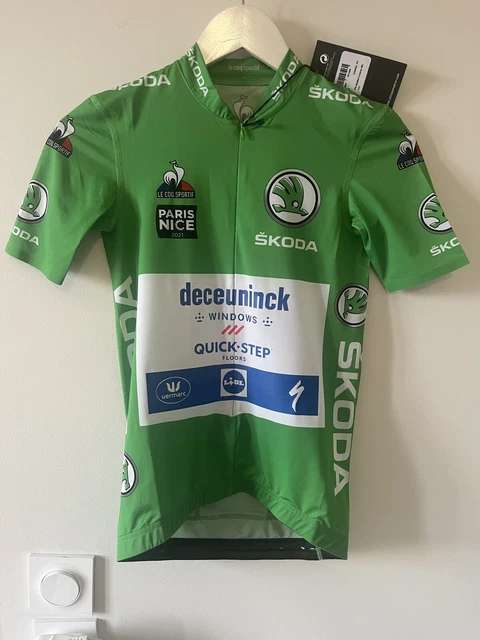 MAILLOT VERT SAM Bennett Paris Nice 2021 EUR 200,00 - PicClick FR