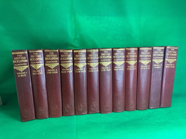 THE BRITISH ENCYCLOPEDIA, Illustrated: Complete 10 Vols 1933 + The ...