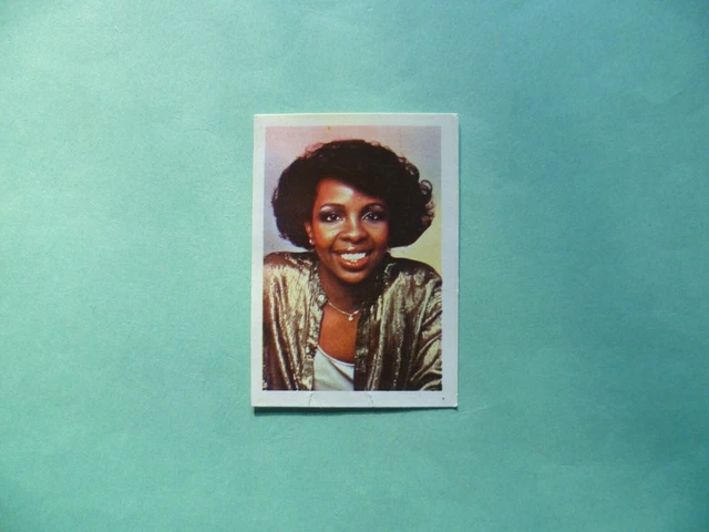 TRADING CARDS GLADYS Knight singers Top music stars Vanderhout Pop ...