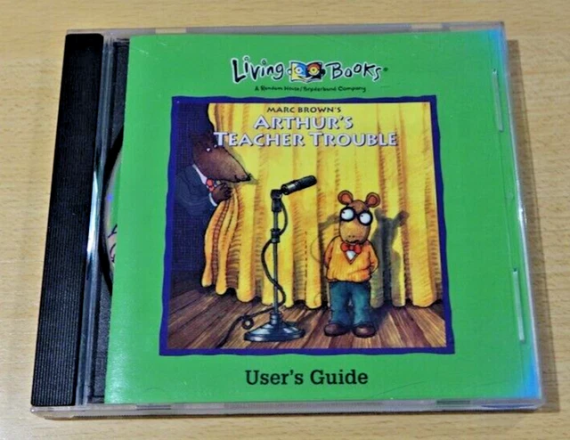 RARE VINTAGE LIVING Books Arthurs Teacher Trouble 1993 Cd Rom With Case ...