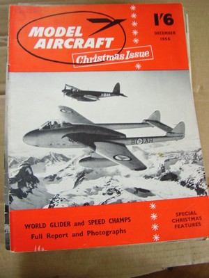 RARE VINTAGE MODEL Aircraft Magazine December 1956 For The Aeromodeller ...