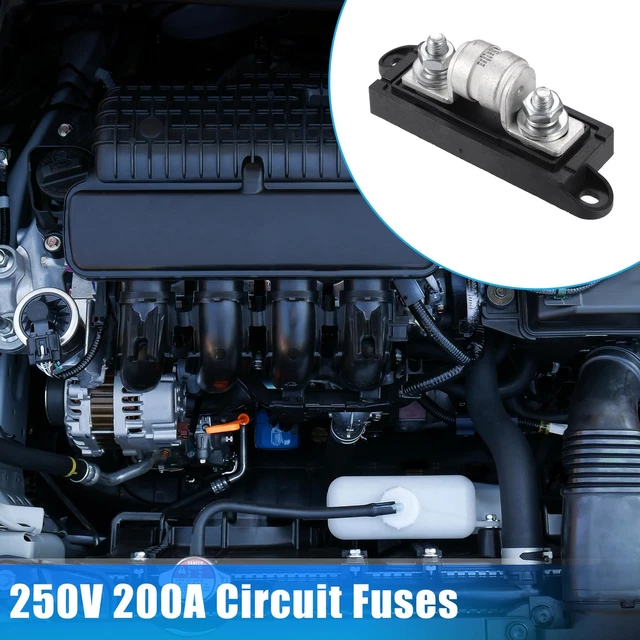 UXCELL 250V 200A Multi Block Fuse Class T Fuse Holder Circuit Fuses £28 ...