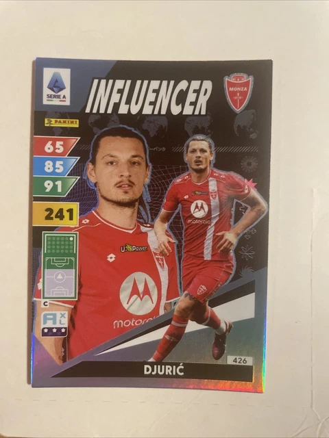 PANINI CALCIATORI ADRENALYN 2024-25 2025 CARD N.426 Djuric - Monza ...