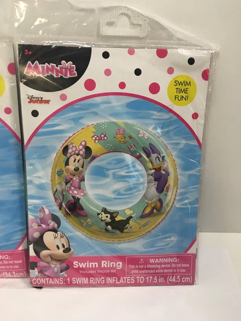DISNEY JUNIOR MINNIE Mouse Beach Ball And Swim Ring Swim Time Fun £8.60 ...