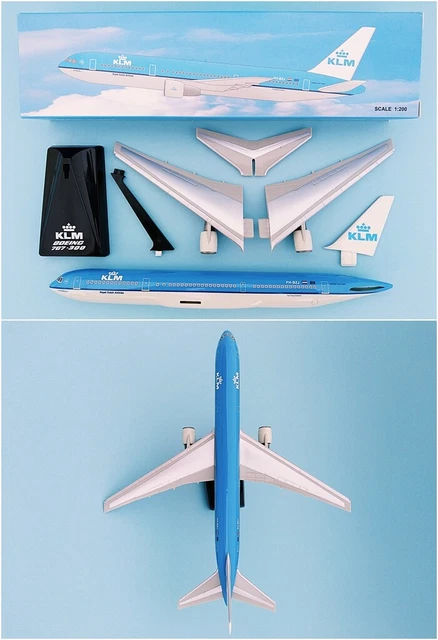 KLM ROYAL DUTCH Airlines Scale 1-200 model Boeing B767-300ER #02 ...