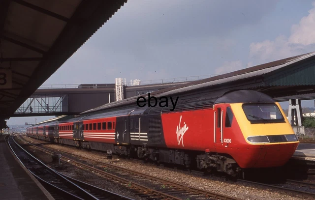 35MM RAILWAY SLIDE - Virgin HST Class 43. 43090 & 43123 @ Reading £2.99 ...