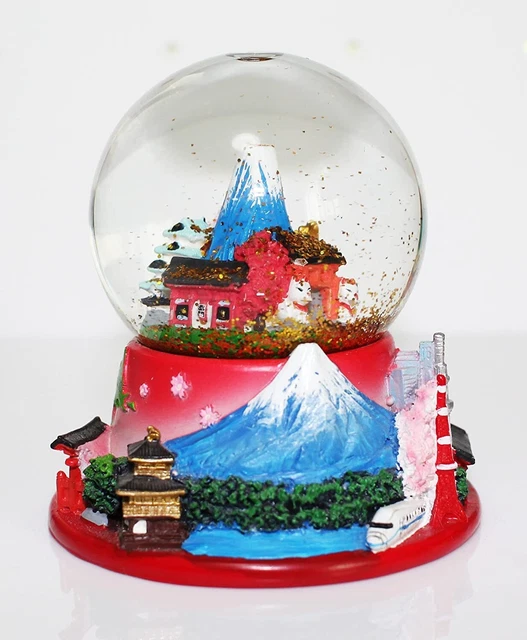 SNOW GLOBE JAPAN Mt. Fuji Kinkakuji MaikoTokyo Tower ?Heavy Rotation ...