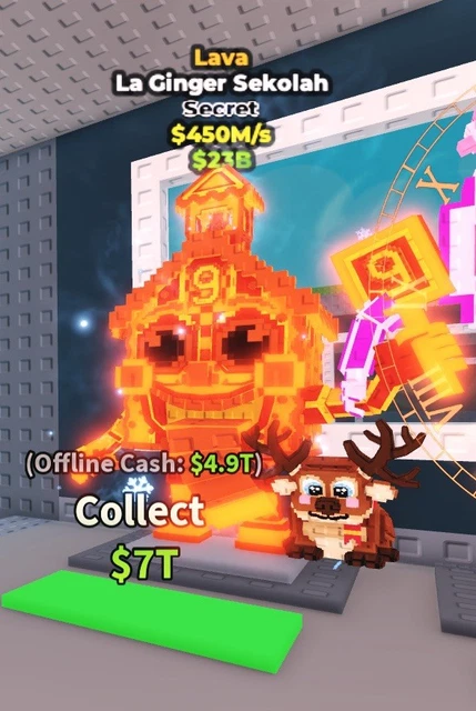 STEAL A BRAINROT | Lava La Ginger Sekolah (Super Rare) | 450M/s £42.29 ...