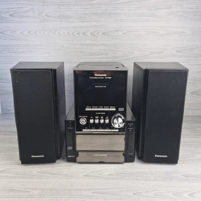 PANASONIC SA-PM27 HI-FI stereo CD Tape System Cd Changer With SB-PM27 ...