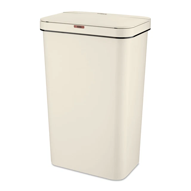 RECTANGULAR SENSOR BIN - T838005C Tower 50L in Cream £57.95 - PicClick UK