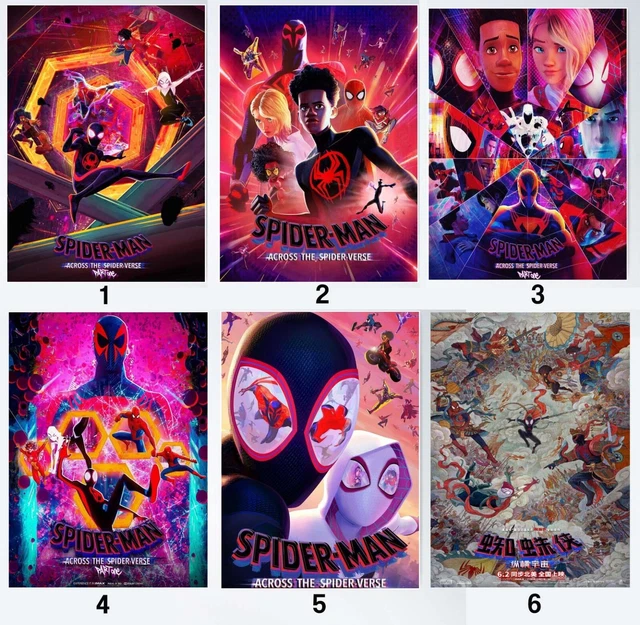 SPIDERMAN ACROSS THE Spider-Verse movie 2023 poster (e) - Spiderman ...
