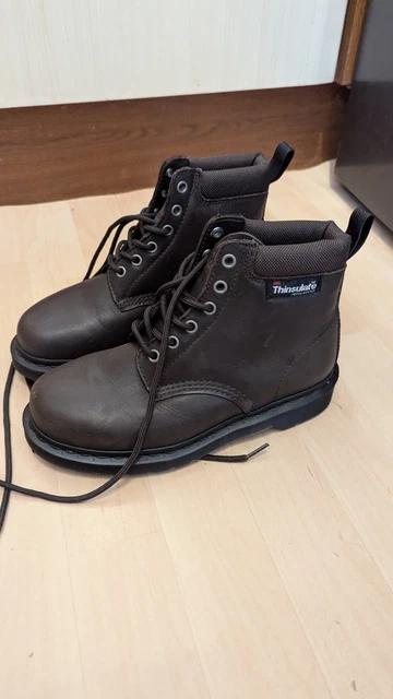 DR. MARTENS 939 New Laredo Dark Brown Leather 3M Thinsulate Ankle Boots ...