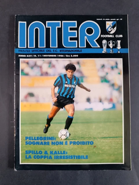 RIVISTA INTER FOOTBALL Club n. 11 (1986) Pellegrini EUR 10,00 - PicClick IT