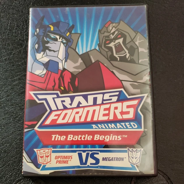 TRANSFORMERS ANIMATED-THE BATTLE Begins:Optimus Prime vs Megatron-DVD ...