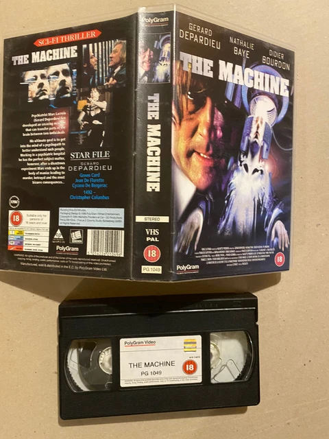 THE MACHINE GERARD Depardieu RARE Horror VHS Video Big Box ex rental £ ...