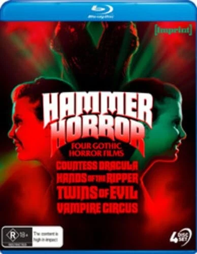 HAMMER HORROR: FOUR Gothic Horror Films (Countess Dracula / Hands of ...