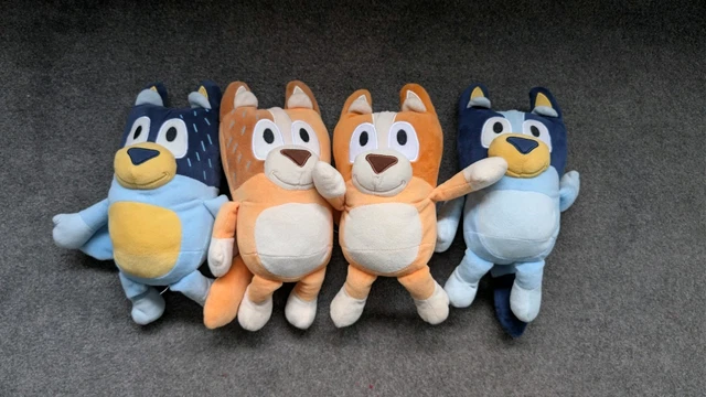 BLUEY SOFT TOY Family 8" £14.00 - PicClick UK