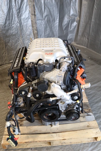2018 JEEP TRACKHAWK Hellcat 6.2L Oem Supercharged Engine Motor 32,650 ...