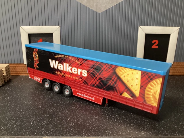 CORGI MODEL TRUCK 1:50 scale - CODE 3 WALKERS / POLLOCK CURTAINSIDE ...