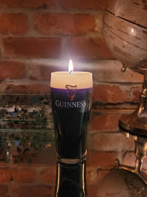 GUINNESS INSPIRED HALF Pint Scented Candle Handmade In Co Antrim £23.58 ...