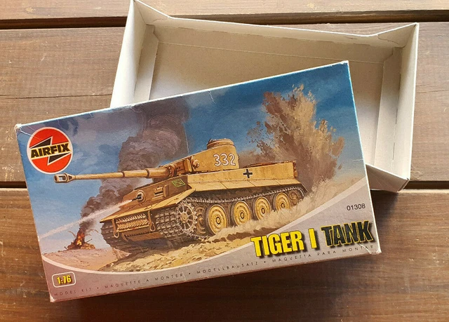 AIRFIX EMPTY MODEL Box Tank Tiger I Tank ech: 1/72 £7.27 - PicClick UK