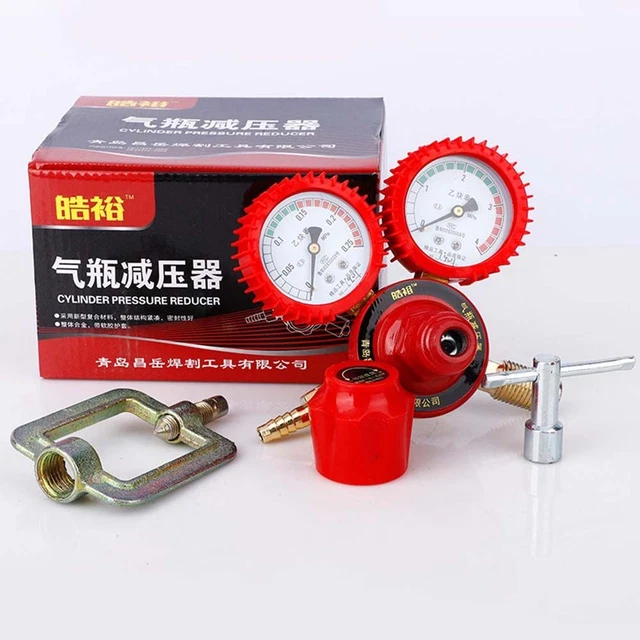 TABLE REDUCER DUAL Gauge Acetylene Regulator Acetylene Pressure Reducer ...