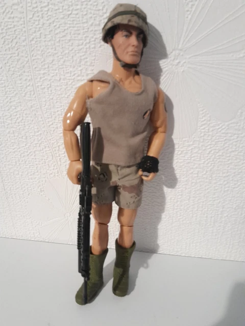 HASBRO ACTION MAN desert attack 12in action figure £7.99 - PicClick UK