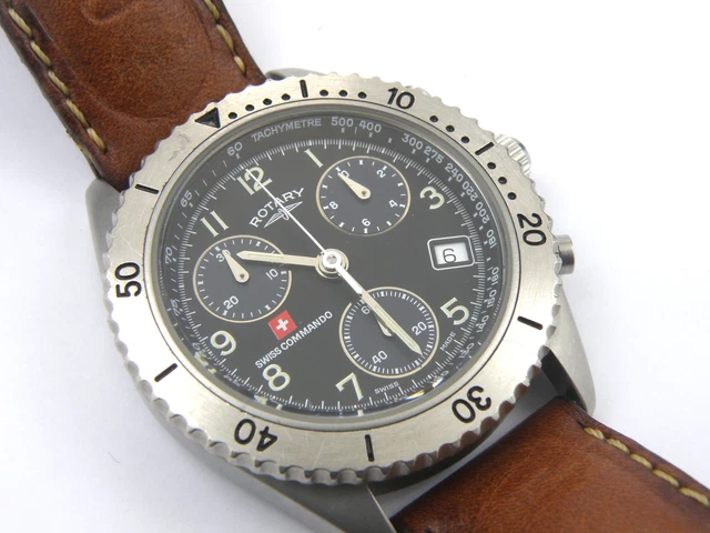ROTARY MENS G462 Swiss Commando Chrono ETA 251.272 Watch - 100m £189.95 ...