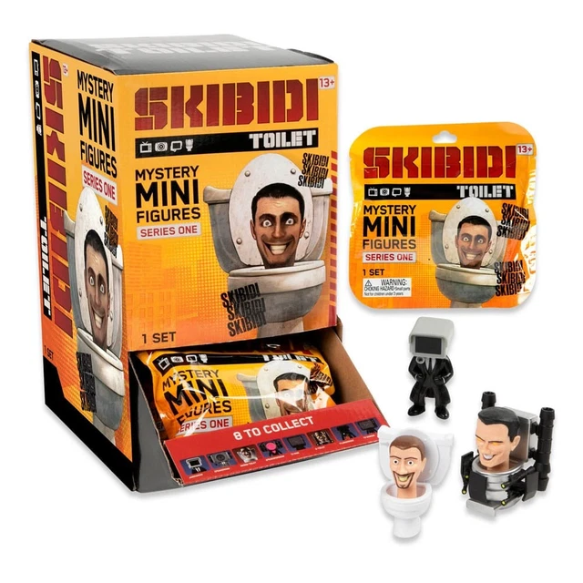 SKIBIDI TOILET MINIFIGURES 6 Cm Series 1 Bonkers Toys EUR 254,70 ...