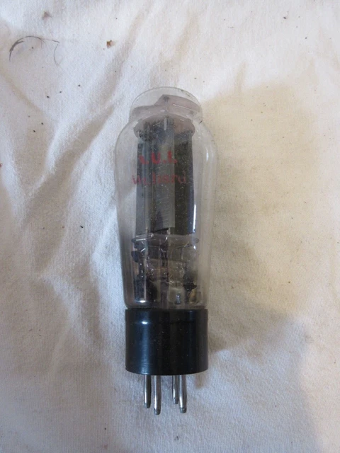 VINTAGE RADIO MULLARD Au1 Fw4-800 Rectifier Radio Valve Tube Tests Ok ...