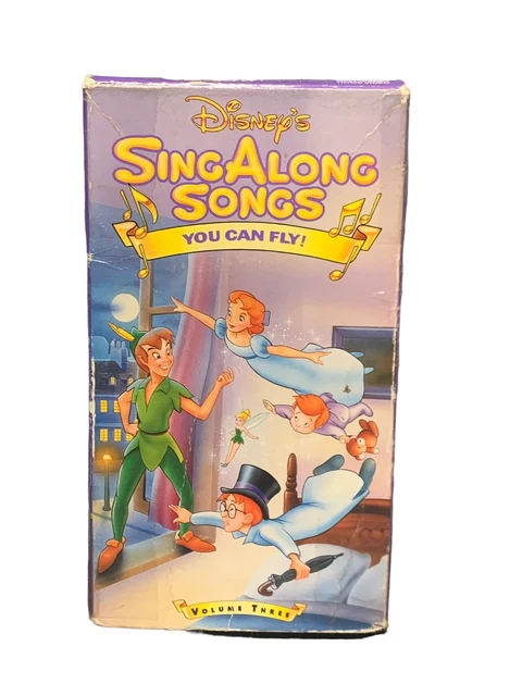 DISNEYS SING ALONG Songs - Peter Pan: You Can Fly (VHS, 1993) £6.62 ...