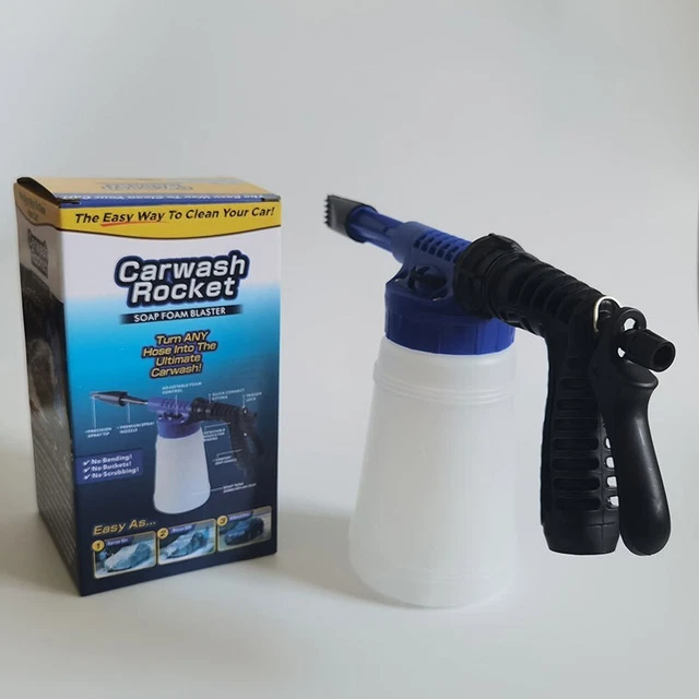 CARWASH CANNON SOAP Foam Blaster Car Wash Bottle Sprayer 2 Nozzles As ...