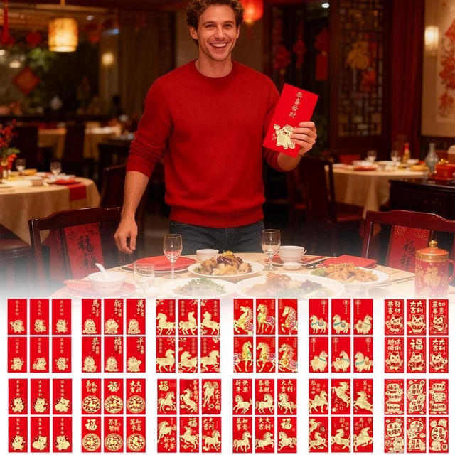 2026 YEAR OF the Horse Red Envelope 2026 Lucky Money New Luck Bag Year ...