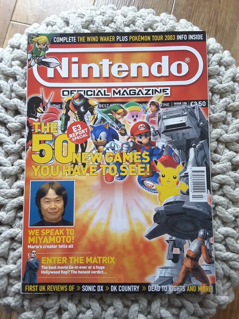 NINTENDO MAGAZINE SYSTEM / OFFICIAL UK - Issue # 130 -July 2003 - MARIO ...