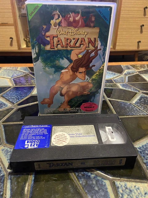 WALT DISNEY TARZAN VHS Video Cassette Tape Children’s Movie Video ...