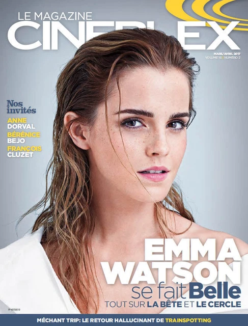 LE MAGAZINE CINEPLEX (French) Emma Watson Johnny Lee Miller Anne Dorval ...