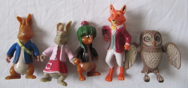 CBEEBIES PETER RABBIT Hollow Lightweight Non Poseable Figures Mr Fox ...