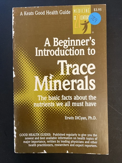 A BEGINNERS INTRODUCTION to Trace Minerals Book DICyan Health Guide ...