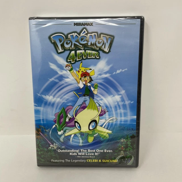 VINTAGE POKEMON 4EVER DVD Sealed Miramax Kids Movie Widescreen Celebi ...
