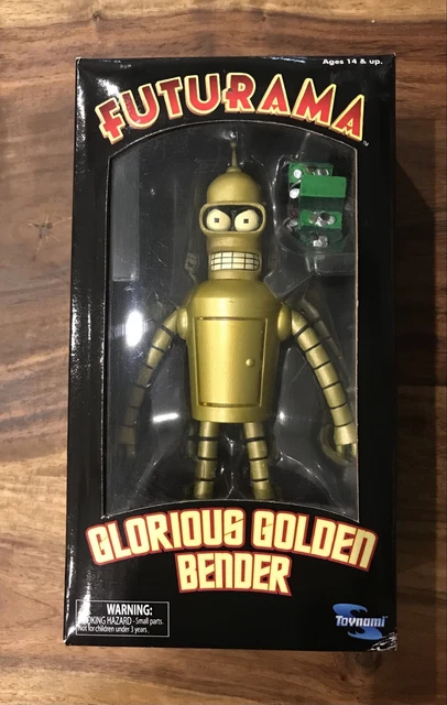 FUTURAMA GLORIOUS GOLDEN Bender Toynami Gold EUR 444,00 - PicClick DE