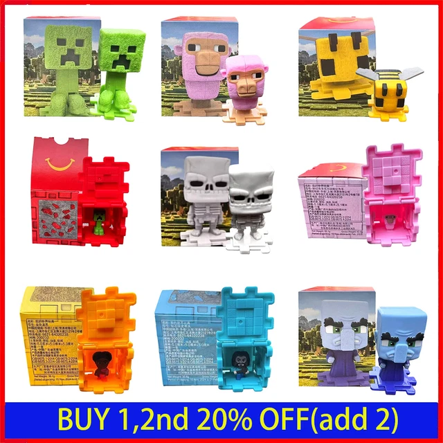 2025 MC DONALD'S A Minecraft Movie Kids HAPPY MEAL BEE TOYS Or Set £5. ...