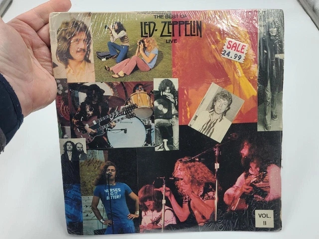 RARE THE BEST of Led Zeppelin Live Vol/Volume II 2-LP Vinyl Record Set ...