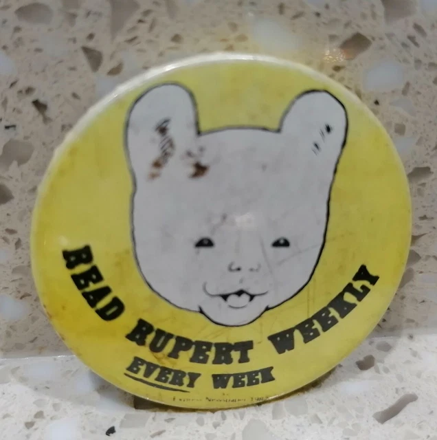 RUPERT THE BEAR vintage Pin Badge £2.99 - PicClick UK
