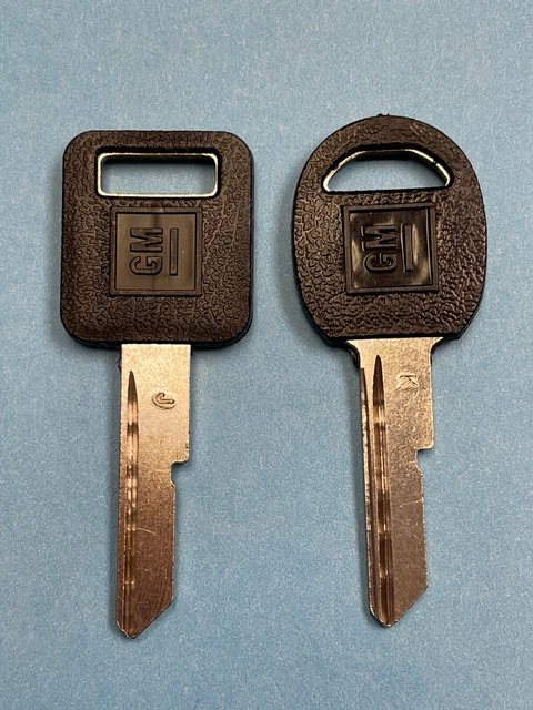 Gm Key Blanks GM Logo Key Blanks Set - J & K Keyways With Plastic Heads ...
