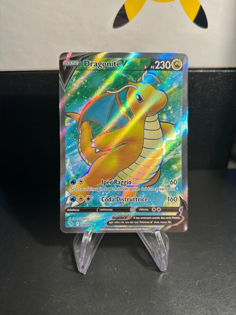 POKEMON CARD DRAGONITE V 076/078 Pokèmon GO Full Art Ita Mint EUR 13,50 - PicClick IT