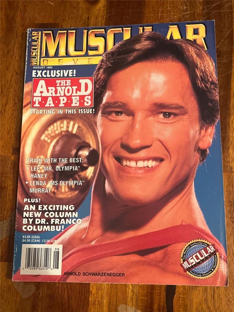 ARNOLD SCHWARZENEGGER W/ Poster - Muscular Development Magazine ...