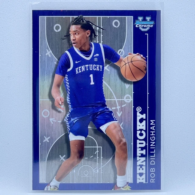 ROB DILLINGHAM KENTUCKY Wildcats 2023-24 Bowman U Playmaker prodigo ...